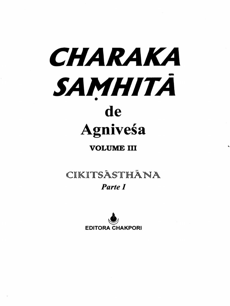 Agnivesa Charaka Samhita 3 | PDF