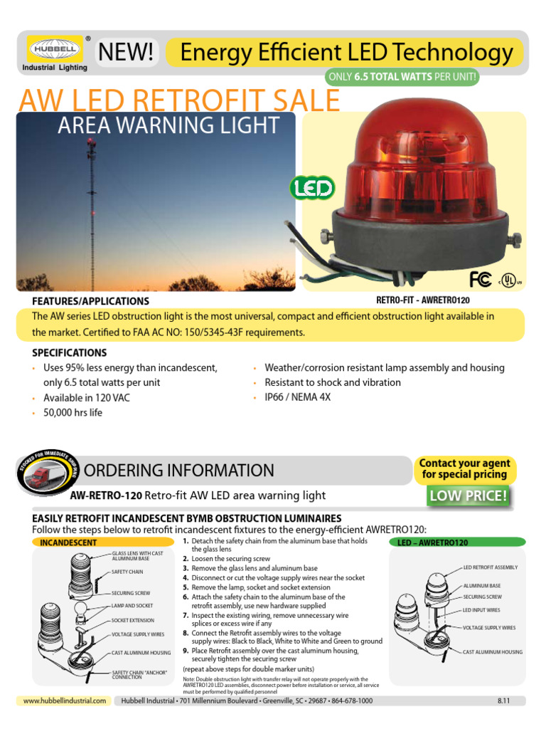 aw_led_flyer_retrofit_sale_dist | PDF | Electrical Connector ...