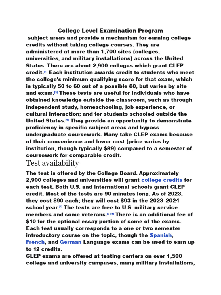 21 KHZ 6 | PDF | College Level Examination Program | Educational Stages