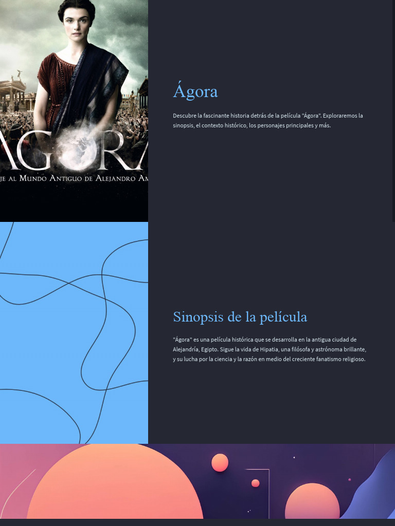 Pelicula Agora | PDF