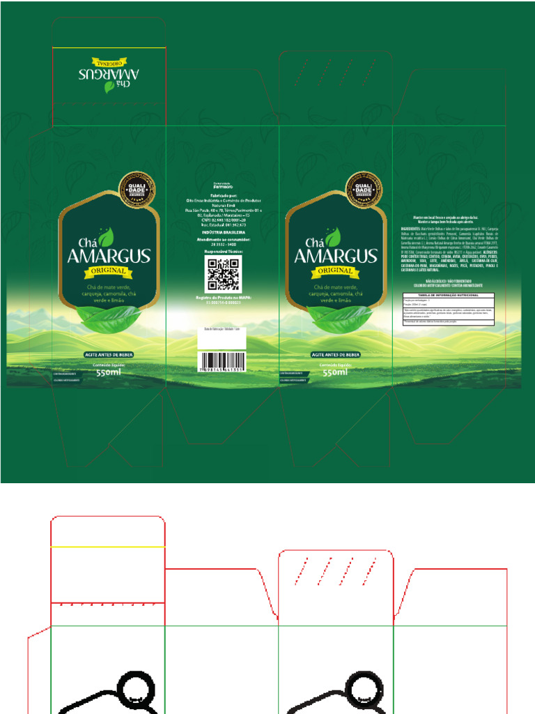 Cahá - Amargus - Caixa Curvas Com Hot | PDF | Chá