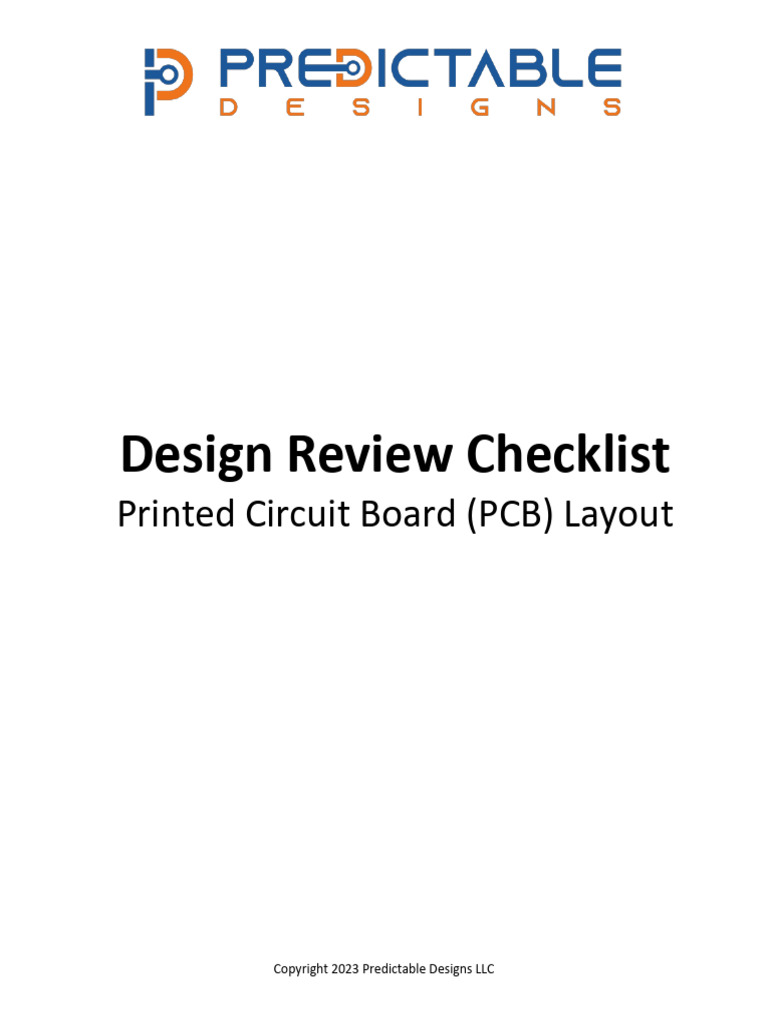 PCB Design Review Checklist | PDF | Printed Circuit Board | Antenna (Radio)