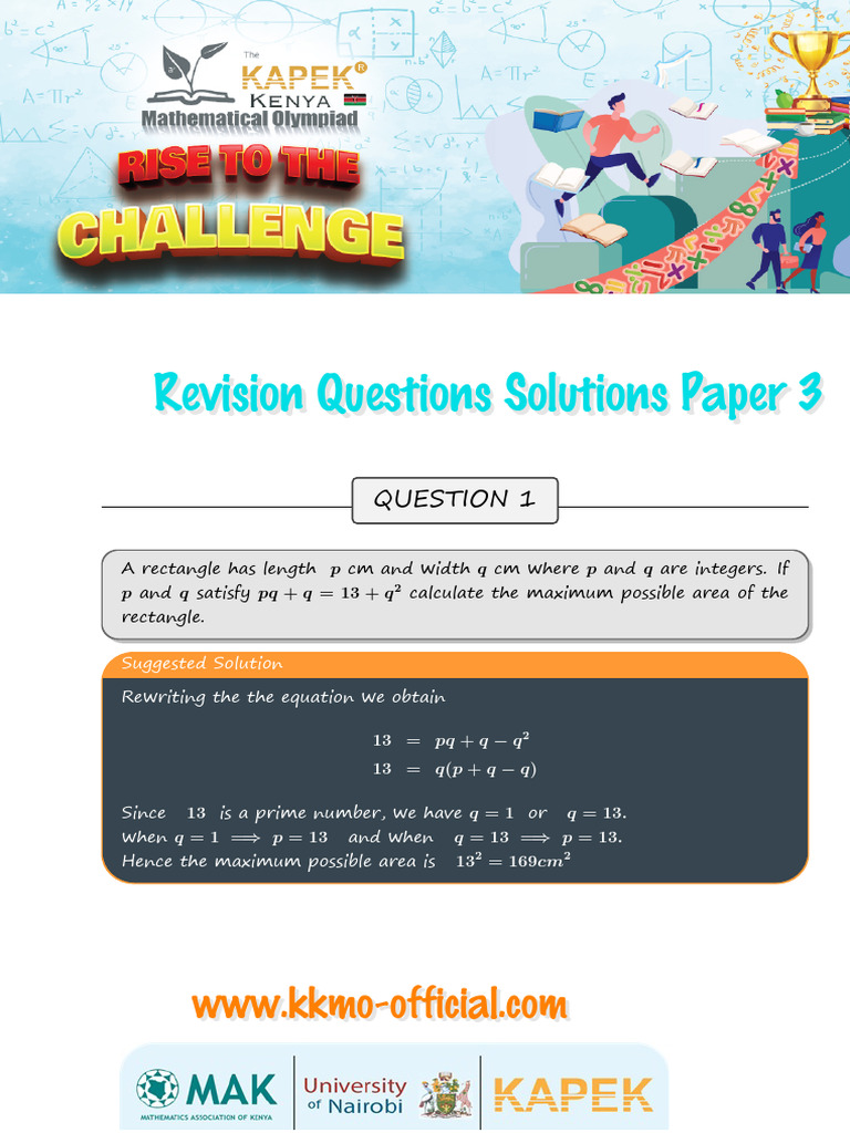 3.KKMO Day 3 Sol | PDF | Equations | Algebra