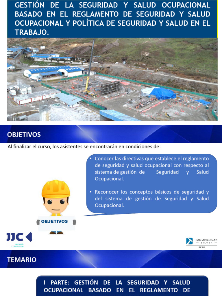 Gestión de La Seguridad y Salud Ocupacional Basado en El Reglamento de Seguridad y Salud ...