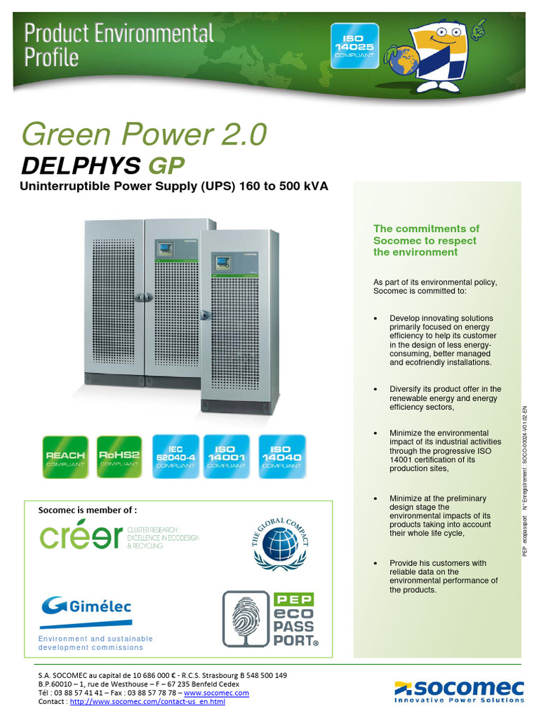 Delphys GP 2.0 - Pep - 2019 08 - Soco 00024 V01.02 - en | Download Free PDF | Energy And The ...