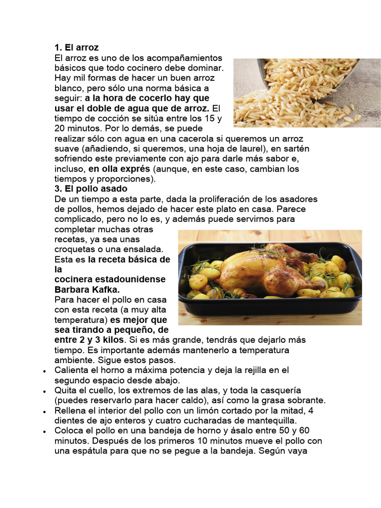 10 Recetas de Comidas | PDF | ensalada | Vegetales