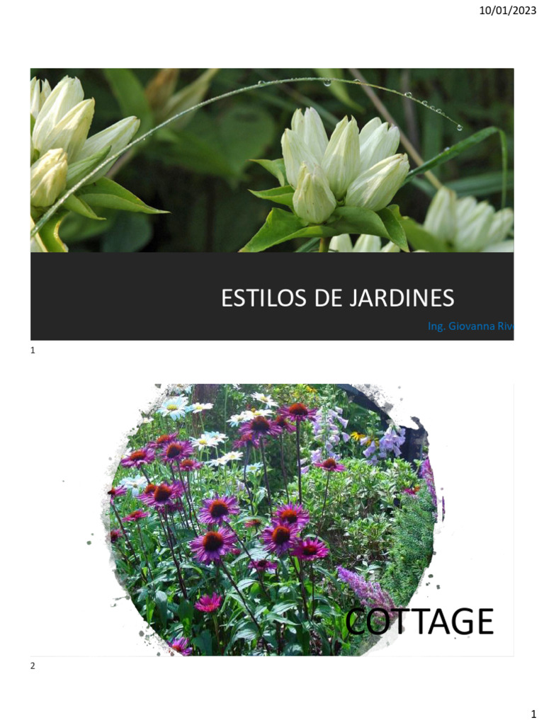 Estilos de Jardines | PDF
