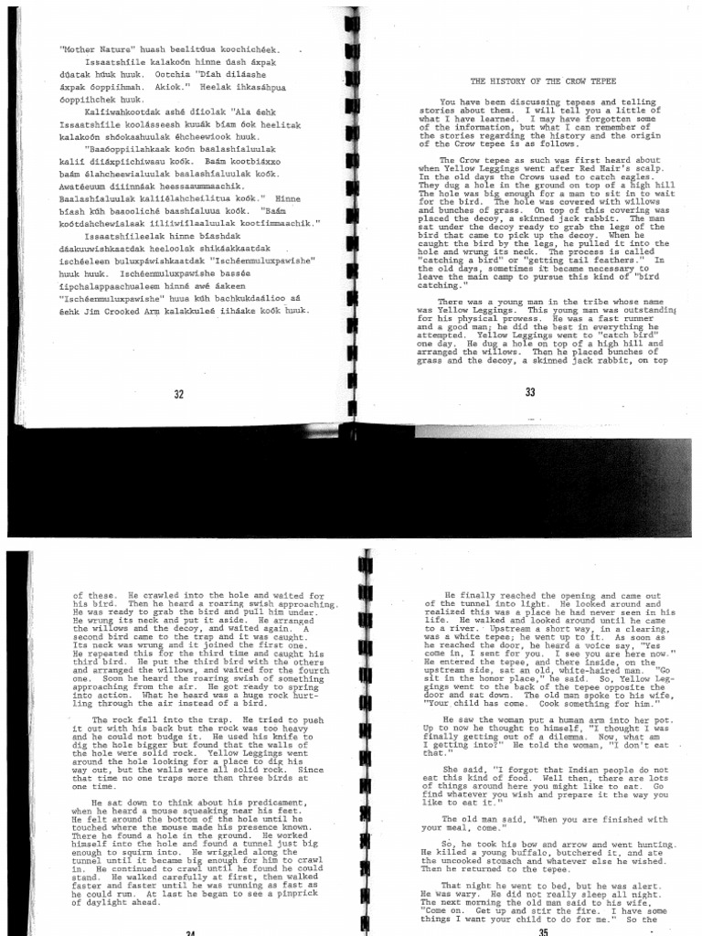 Crow - Tipi Story | PDF