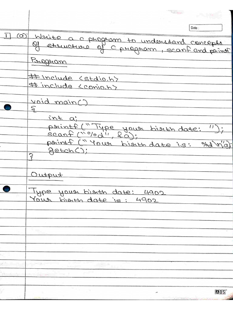 C All Practical Programs Solutions in 1 File | PDF