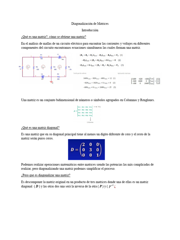 Diagonalización de Matrices - Ernesto Torres | Descargar gratis PDF ...