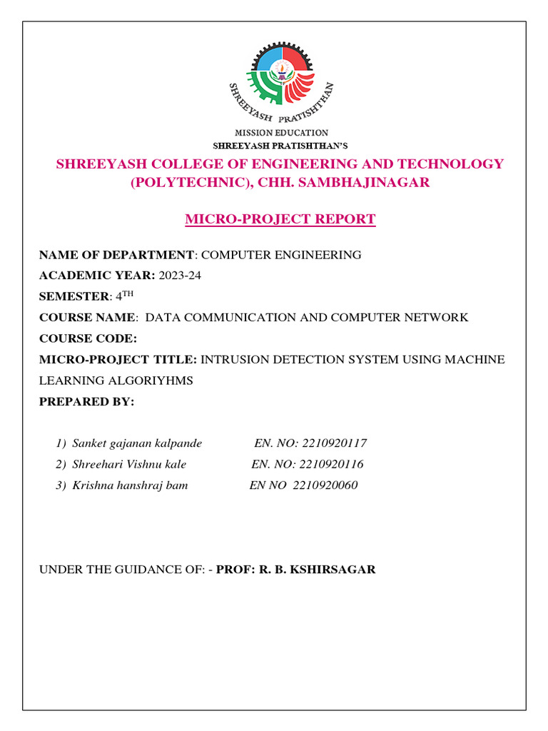 Sanket Project (2) | PDF | Machine Learning | Computer Security