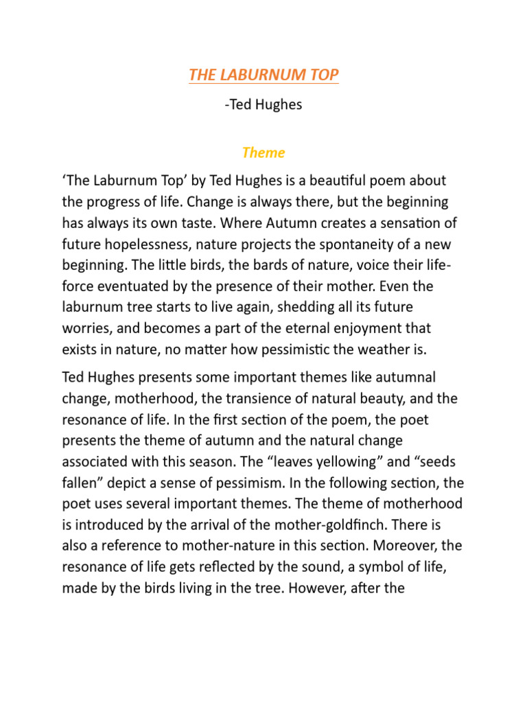 Laburnum Top 11 | PDF | Poetry