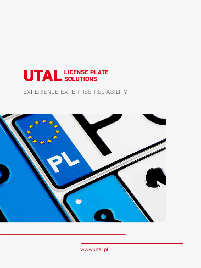 UTAL Brochure ENG | Download Free PDF | Vehicle Registration Plate ...