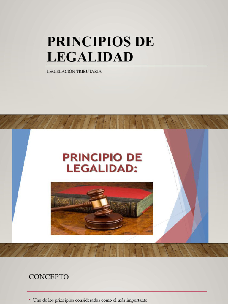 G1-T4 Principios de Legalidad | PDF | Ley Pública | Ciencias Políticas