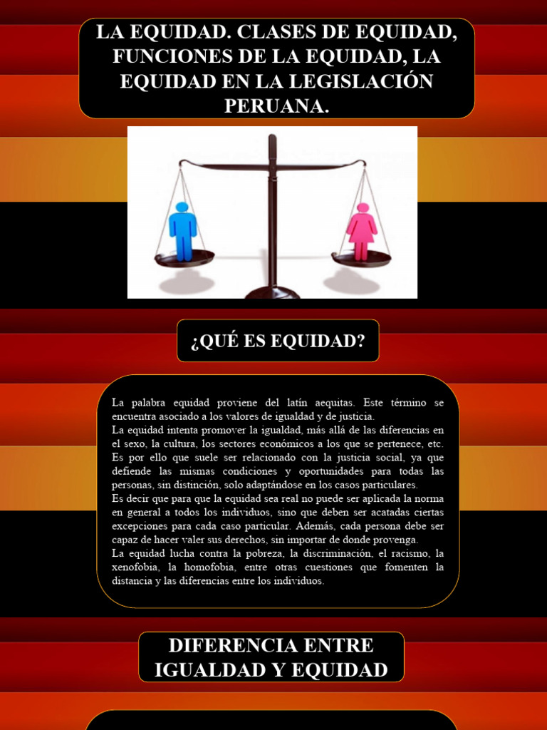 Clases y Funciones de la Equidad en Perú | PDF
