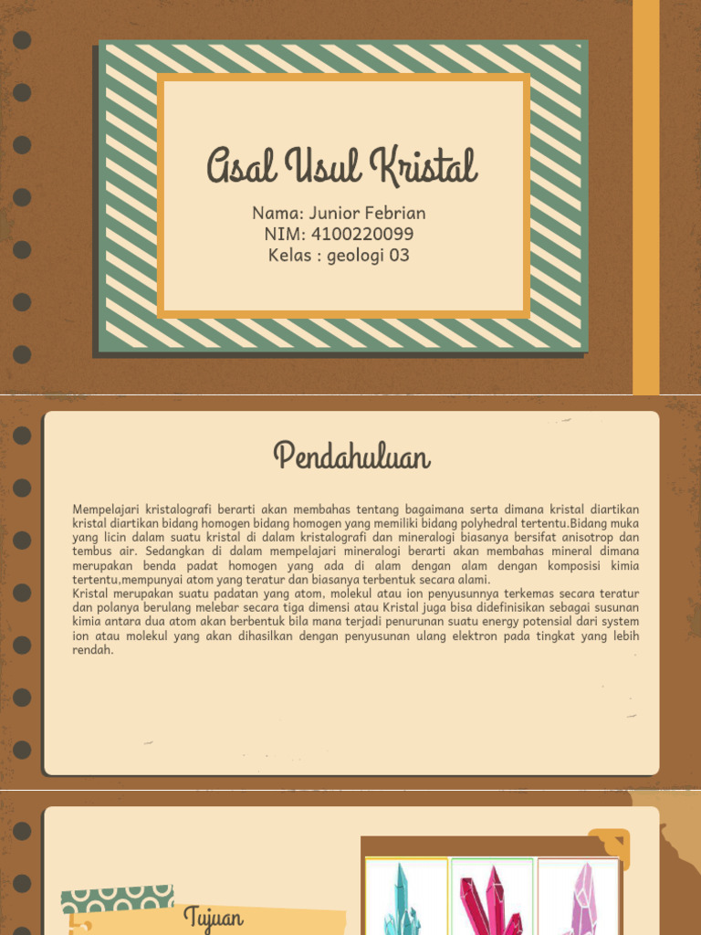Sistem Kristal: Jenis dan Karakteristik | PDF