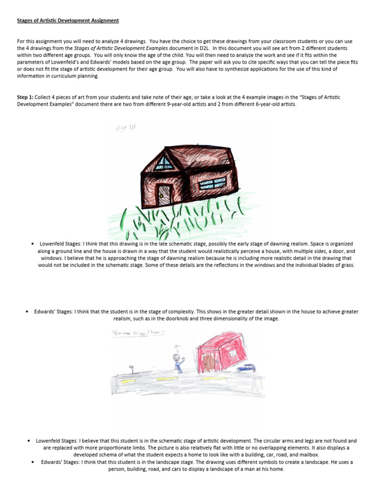 stages of artistic development cavan wrobleski | PDF | Curriculum ...