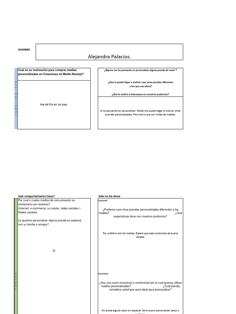 MODELO TARJETA CREACION MI MEDIA NARANJA Alejandra Palacios | PDF