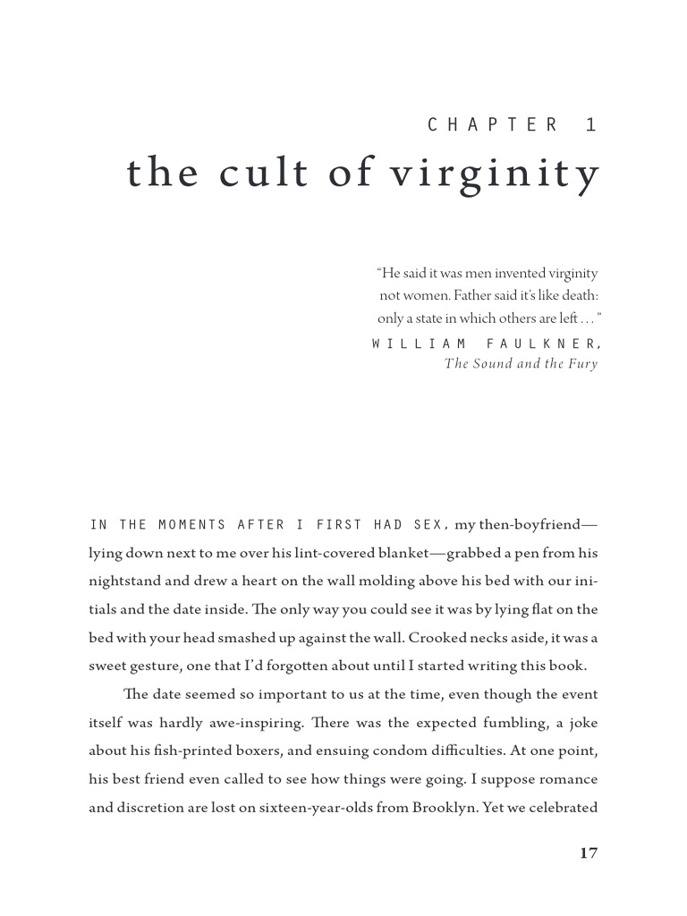 The Purity Myth - Valenti Jessica The Purity Myth | PDF | Virginity ...