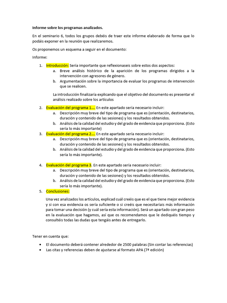 Modelo de Informe | PDF