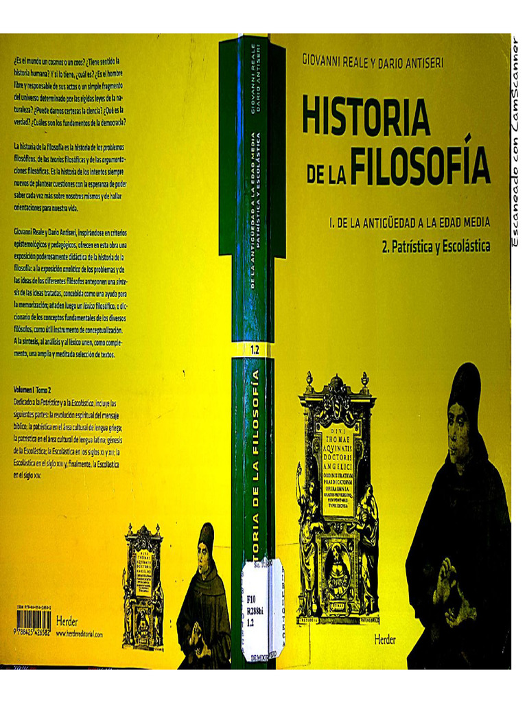 Historia de La Filosofía-Giovanni Reale y Darío Antiseri | PDF