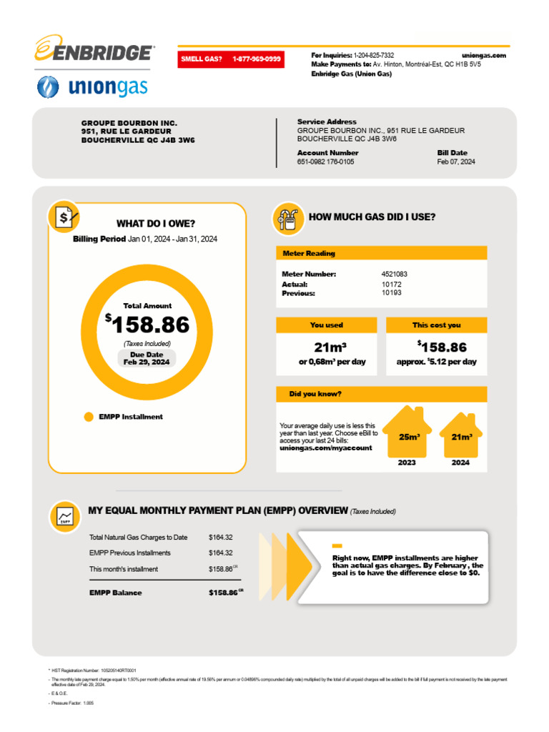 651 0982 - 176 0105 - Enbridge - 2024 02 07 | PDF | Government Finances ...