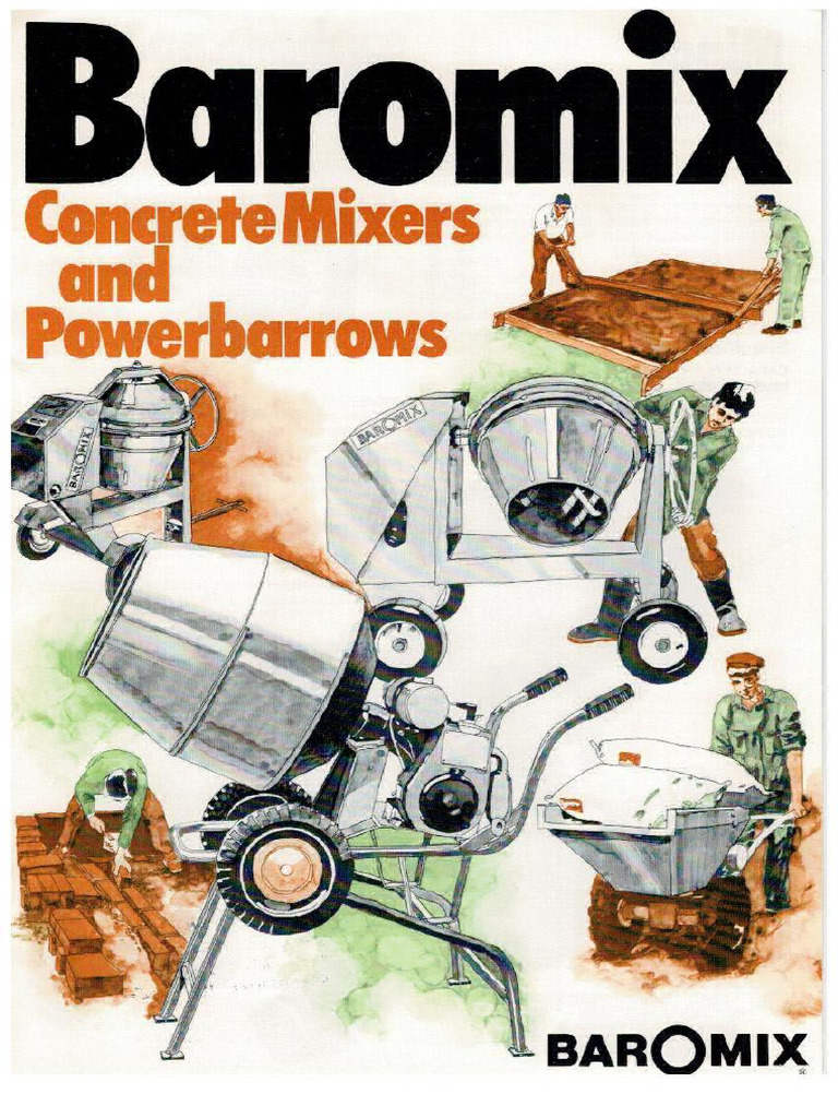 Baromix Mixer Powerbarrow Brochure | PDF