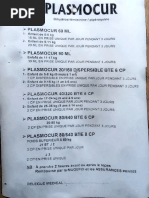Posologie Bimalaril et Artemether-Lumefantrine | PDF | Paludisme ...