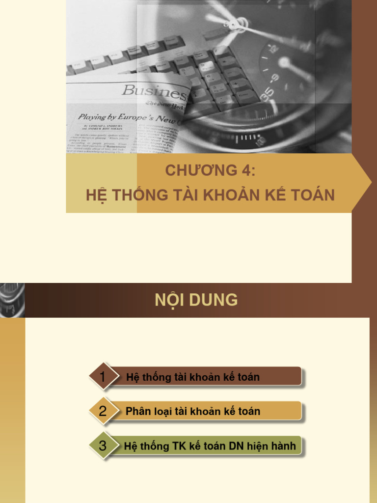 Nguyen Ly Ke Toan Chuong 4 - Day Du Chi Tiet Ly Thuyet | PDF