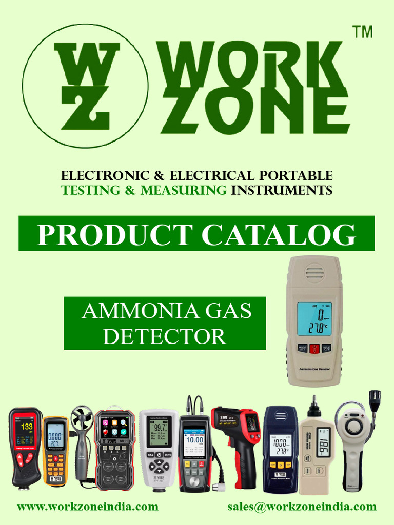 Ammonia Gas Detector Product Catalog | PDF