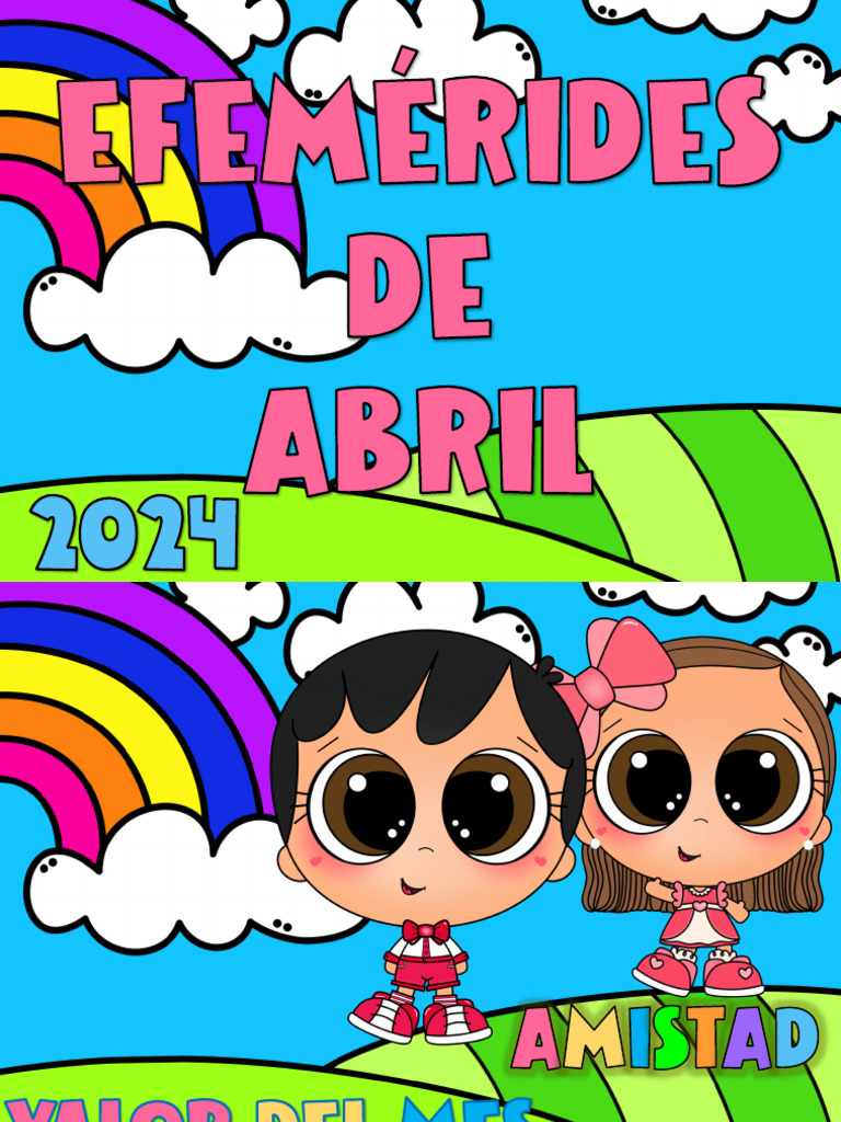 Efemérides de Abril 2024 | PDF | Art
