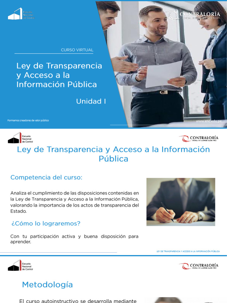 Ley de Transparencia y Acceso A La Información Pública - Diapositivas ...