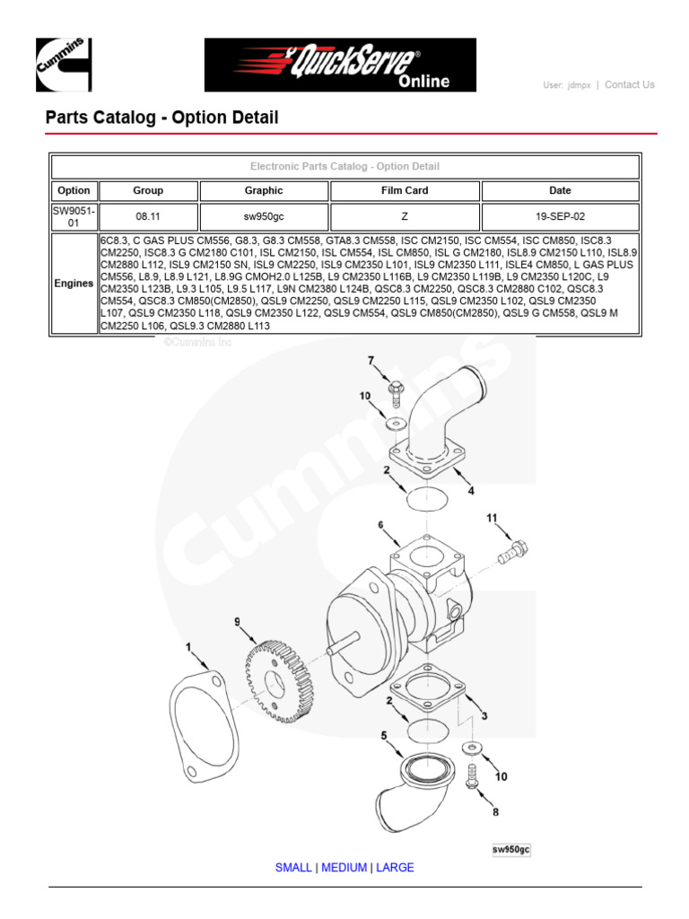 Sherwood Raw Water Pump SW9051 Details | PDF | Engines | Machines