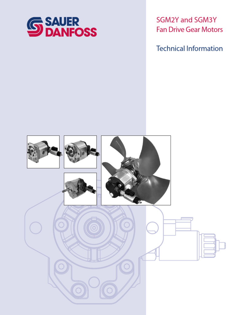 Danfoss Technical Information 11040345 SGM2Y and SGM3Y Fan Drive Gear ...
