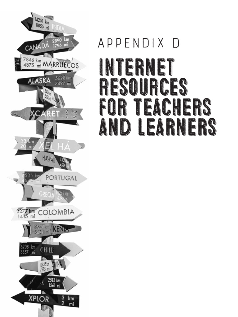 TEACHER S RESOURCES (Links) | Download Free PDF | English As A Second ...