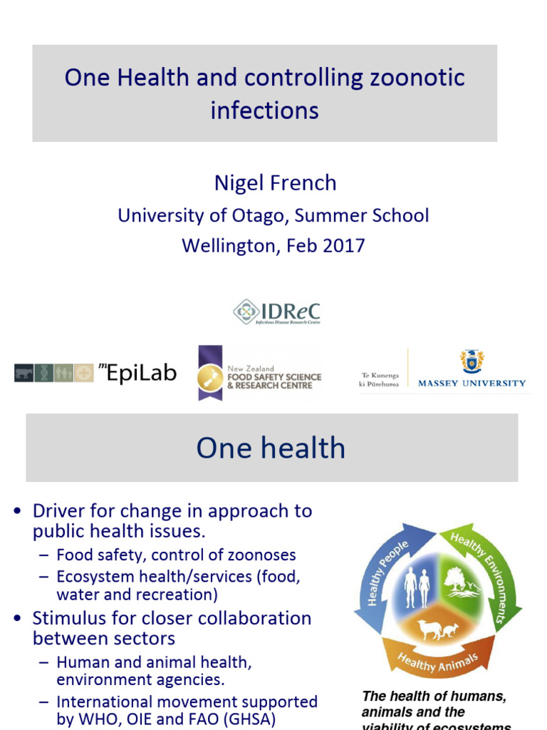 One Health and Controlling Zoonotic Infections 230 MB 635537 | PDF ...