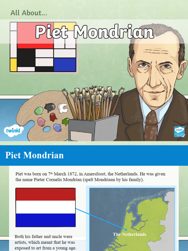 All About Piet Mondrian Powerpoint - Ver - 3 | Download Free PDF ...