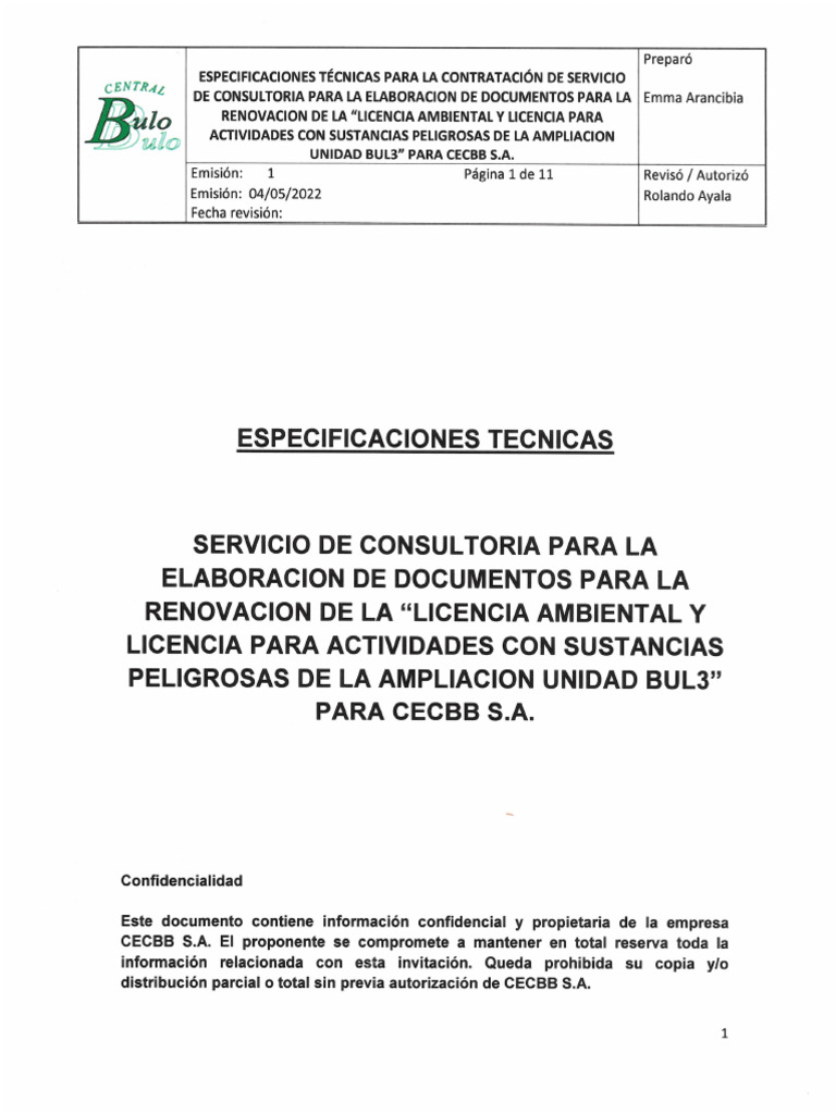 Pliego de Especificaciones Tecnicas Np-22090-Ofi | PDF Pliego de Especificaciones Tecnicas Np-22090-Ofi | PDF