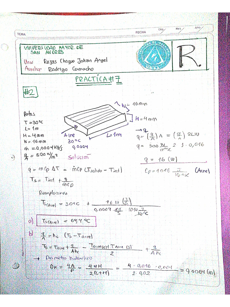 Práctica 7 (Rojas Choque Johan QMC) | PDF