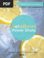 Metaboost Shopping List Recipes | PDF | Chocolate | Desserts