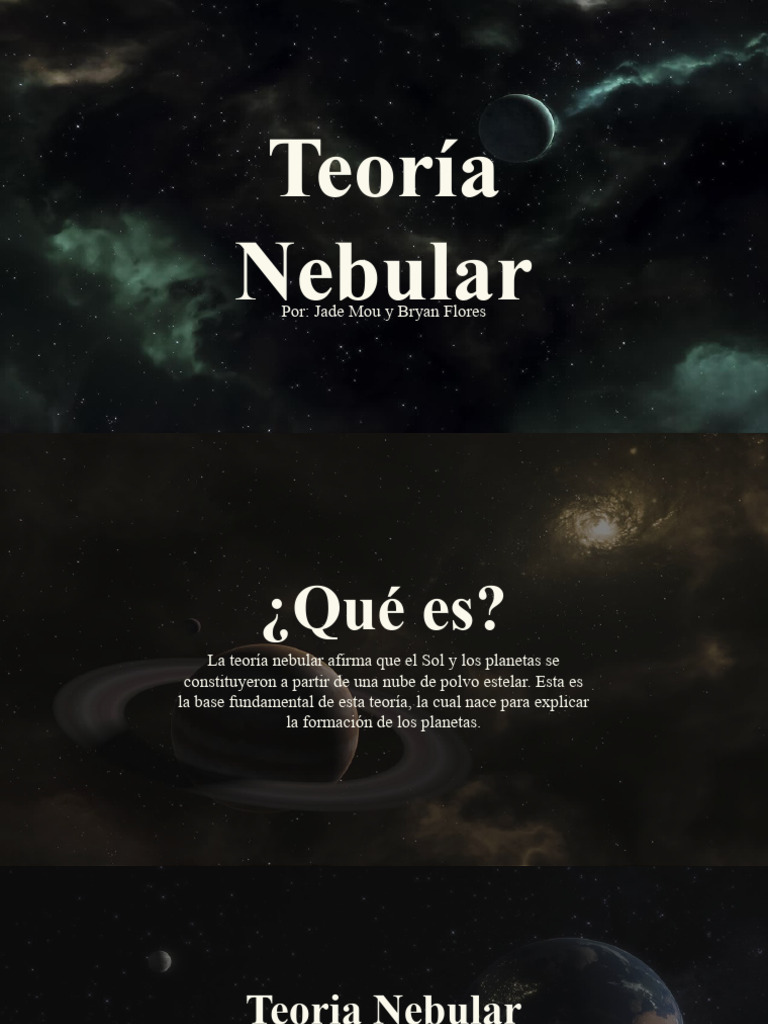 Teoria Nebular | PDF
