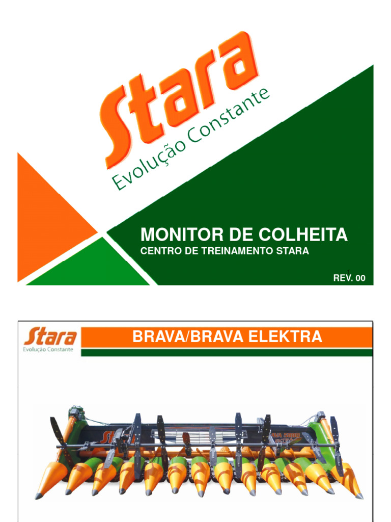 Monitor de Colheita Stara Brava | PDF | Agricultura | Informação