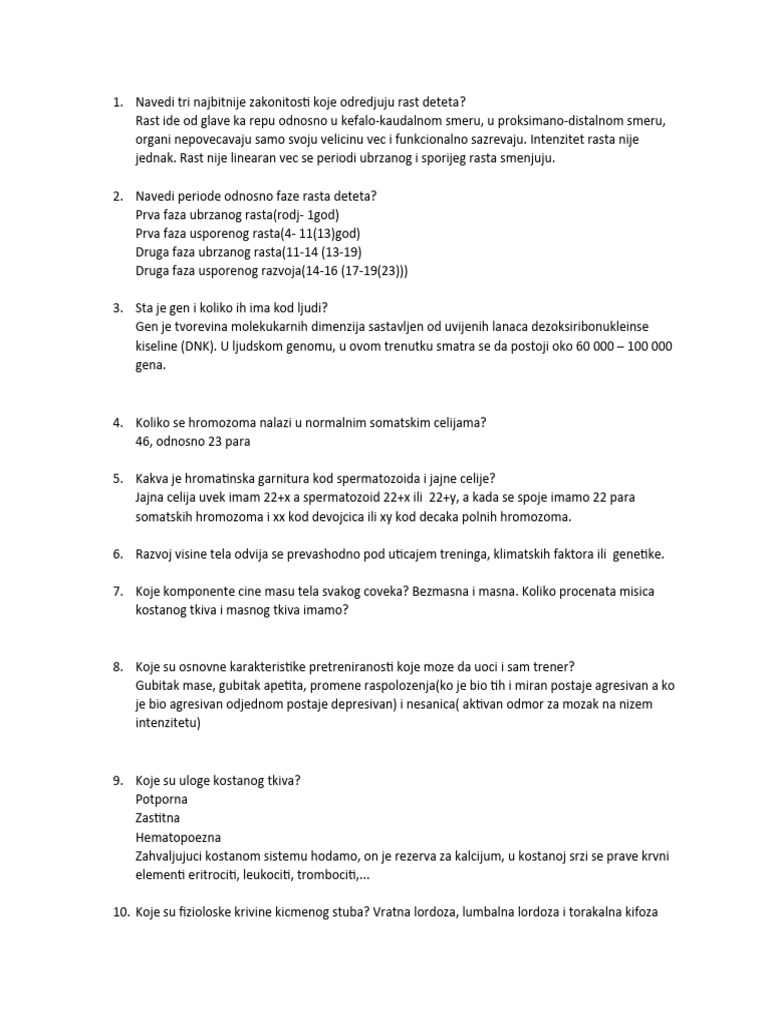 Biologija Ispit | PDF