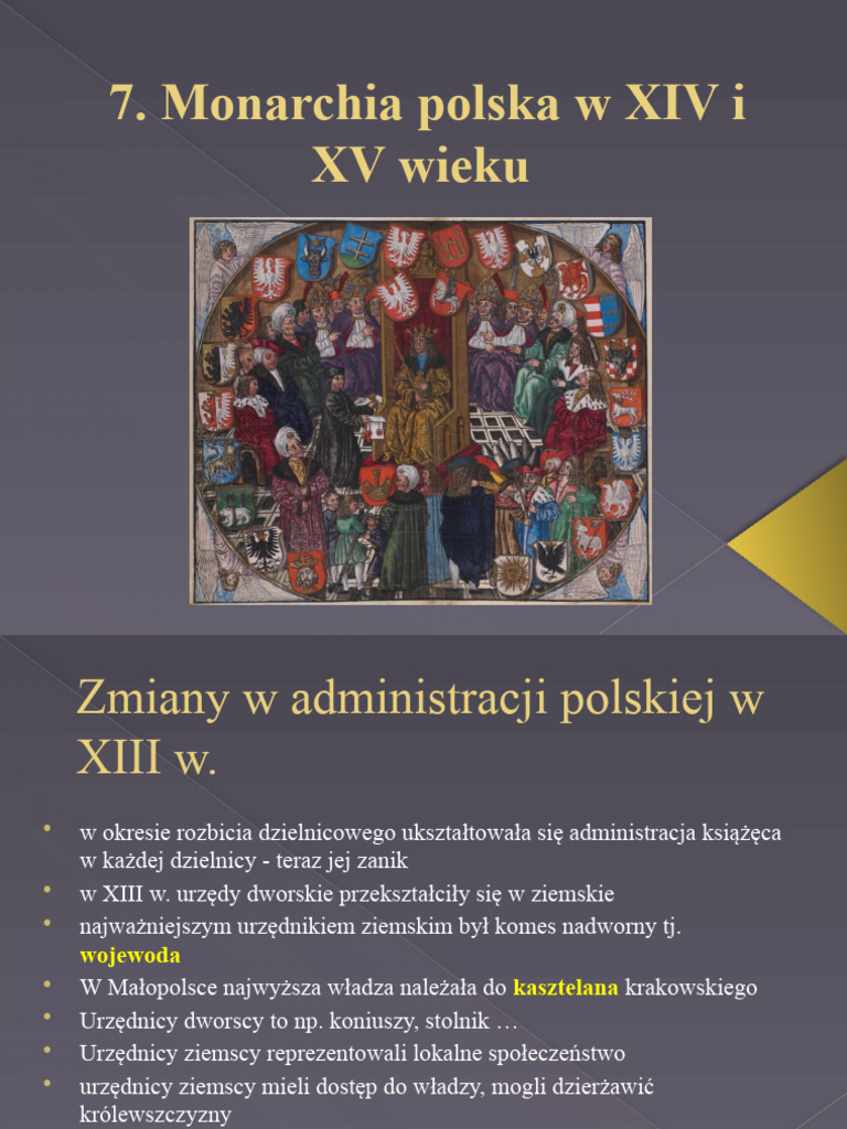 Monarchia Polska W XIV I XV Wieku | PDF