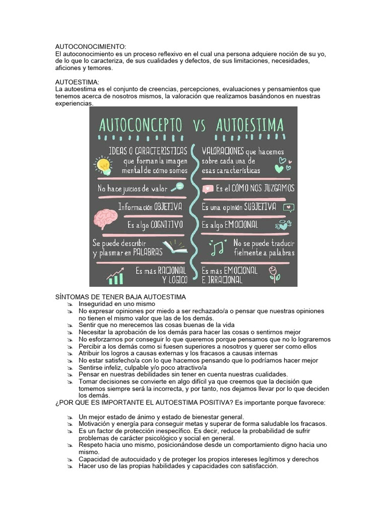 Claves para Mejorar la Autoestima | PDF | Autoestima | Pensamiento