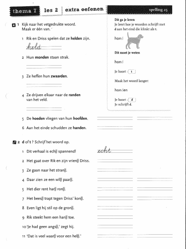 spelling_-_oefenblad_-_thema_7 | PDF