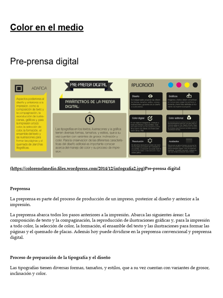 Pre-Prensa Digital - Color en El Medio | PDF | Color | Píxel