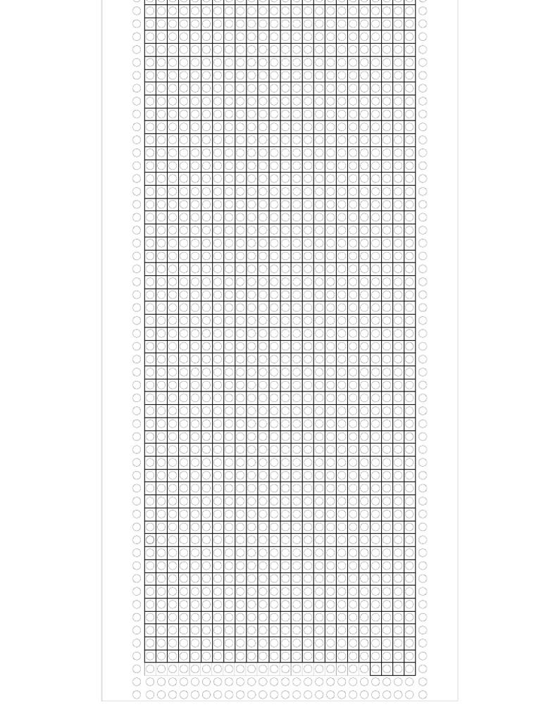 Punchcard Template | PDF