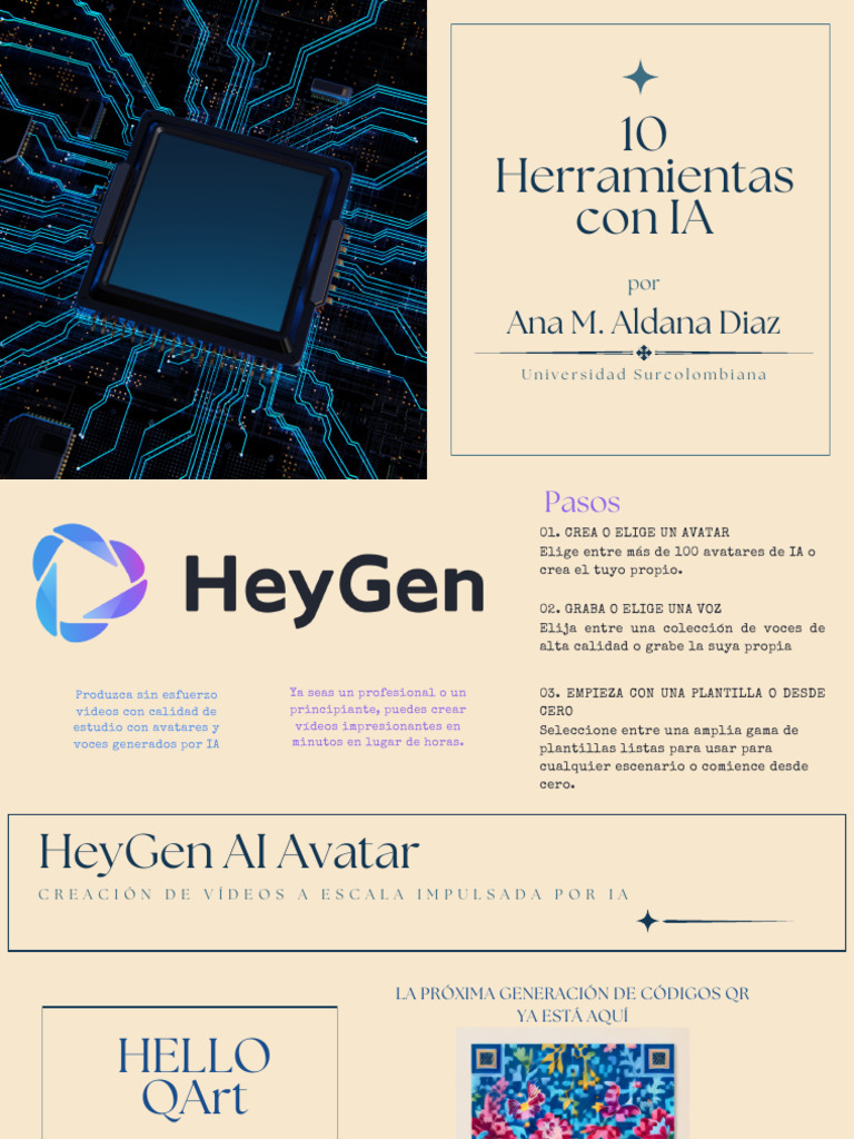 Creación de CV con IA y Hello QArt | PDF | Imagen | Inteligencia artificial