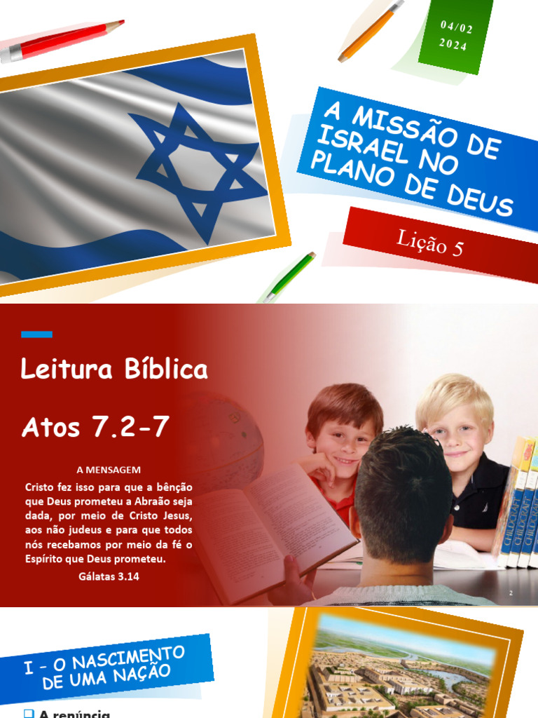 A Missão de Israel no Plano de Deus | PDF | Abraão | Gênesis (livro)